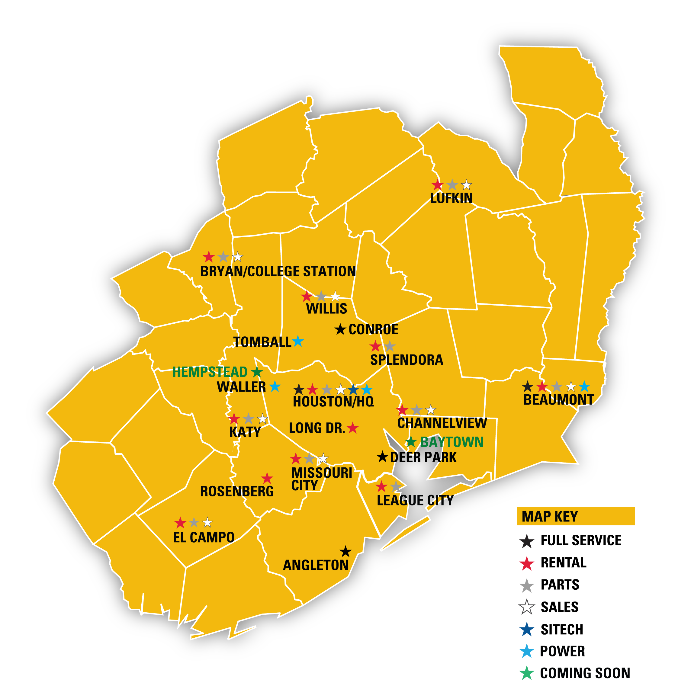 Contact Us | Mustang Cat Used Equipment | Houston, TX